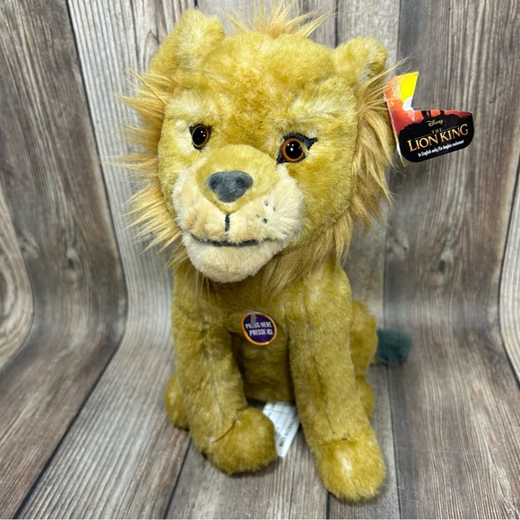Disney | Toys | Disney Lion King Live Action 9 Bean Simba With Sound ...